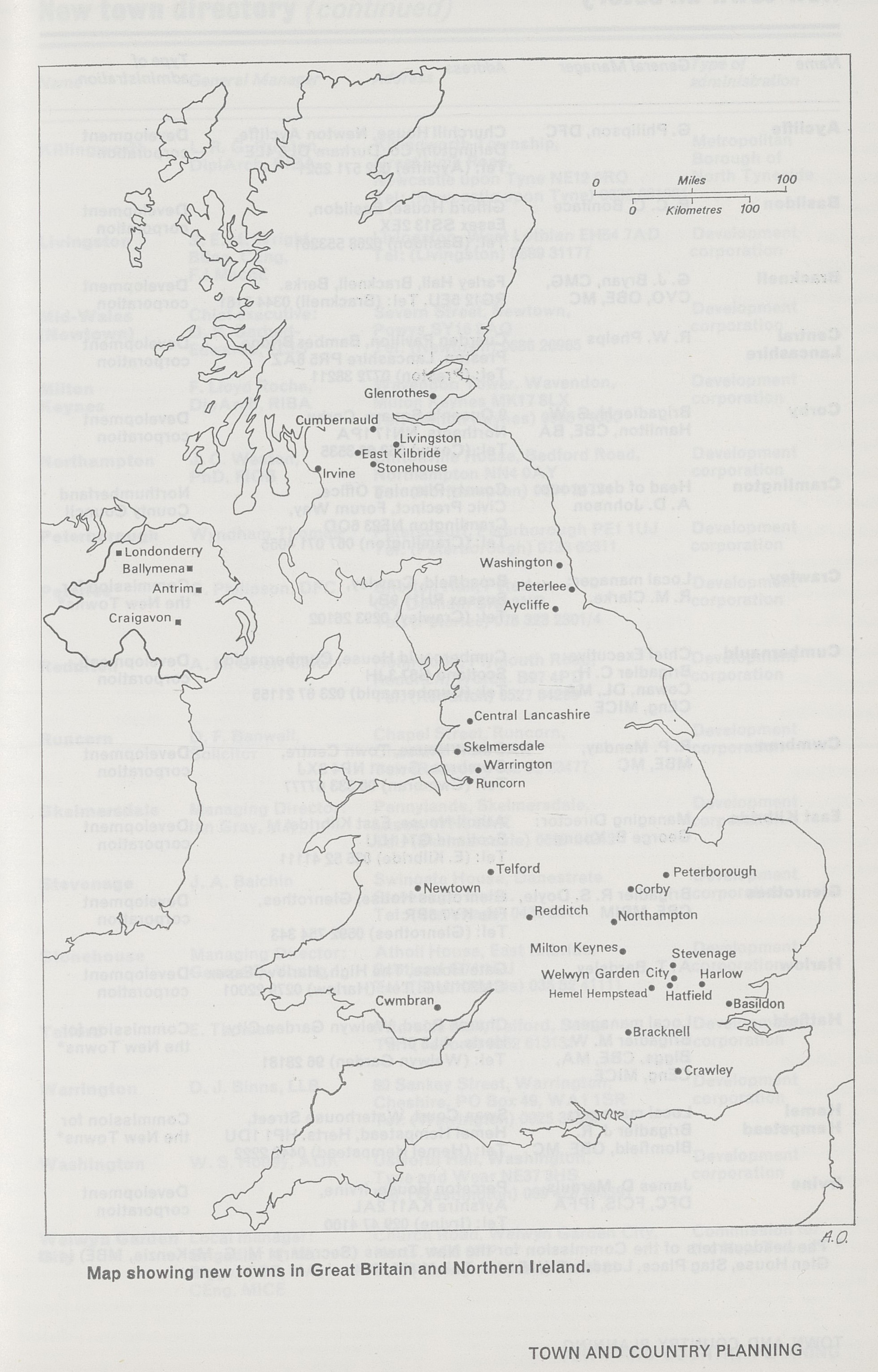 From the archive: The geography of the post-war New Towns – where were ...