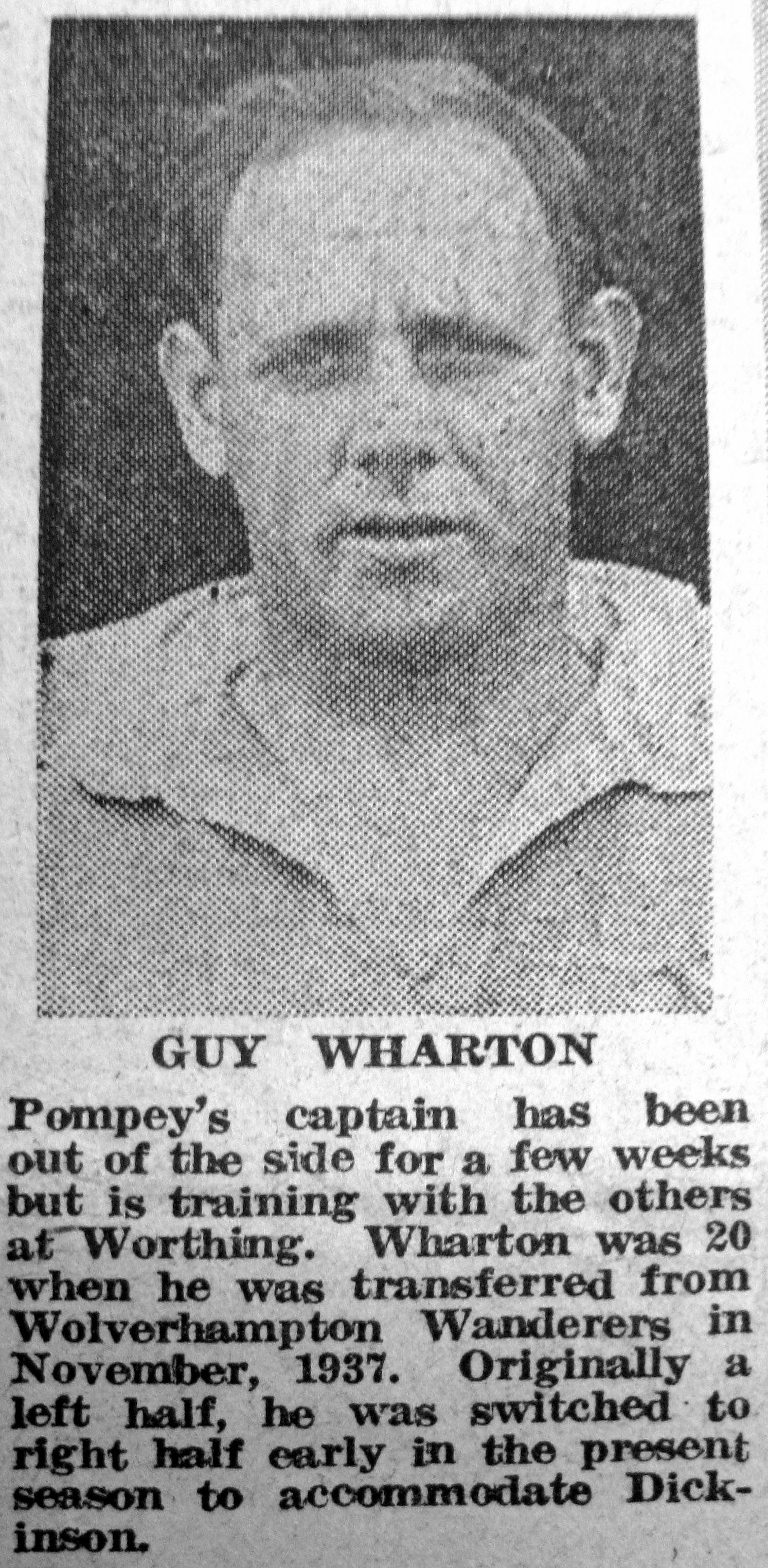Guy Wharton - A gift from down under - Pompey History Society