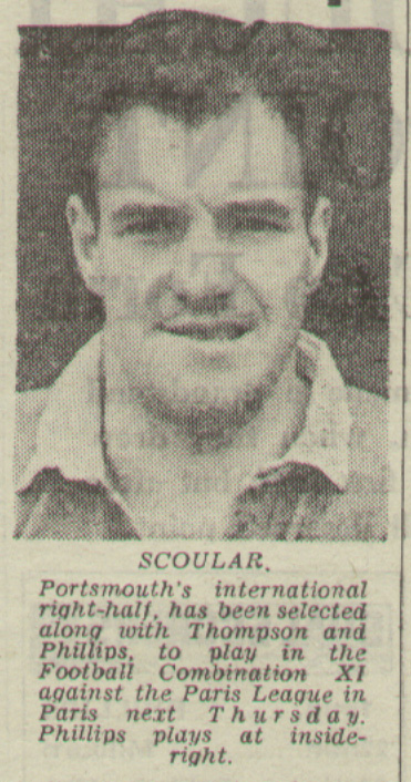 Jimmy Scoular - tough wing half - Pompey History Society
