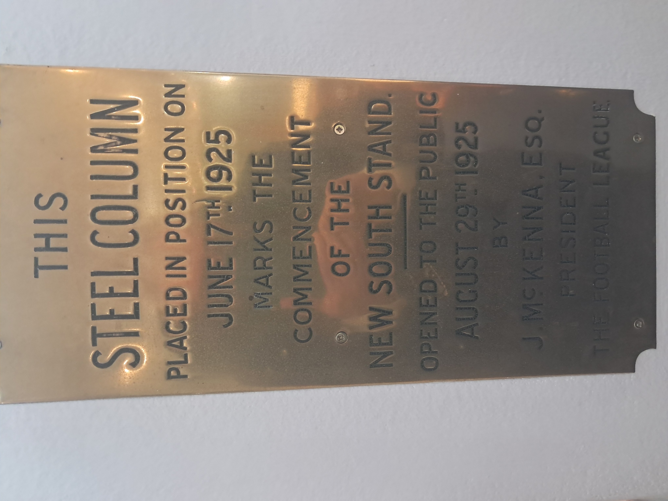 South Stand Centenary details - Pompey History Society